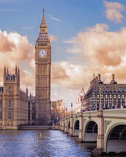 Big Ben Paint By Numbers - Numeral Paint Kit