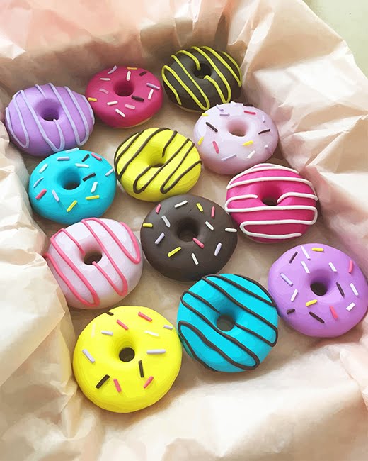 Colorful Doughnuts Paint By Numbers - Numeral Paint Kit