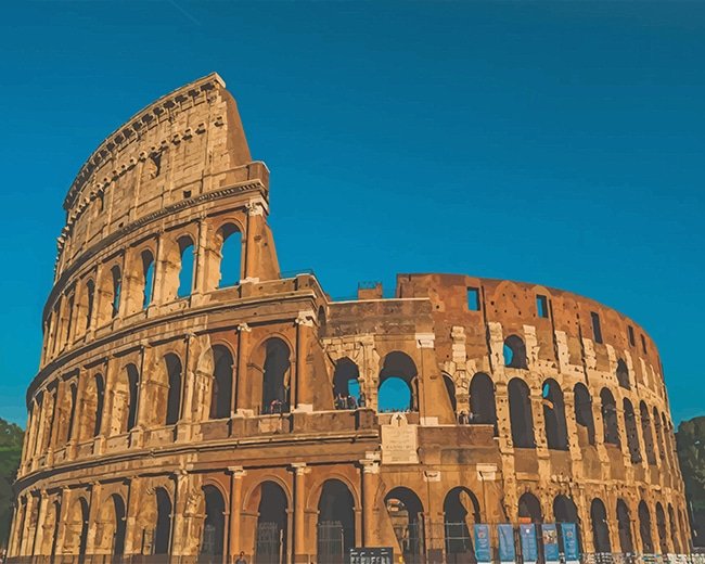 Colosseum Rome Italy - NEW Paint By Number - Numeral Paint
