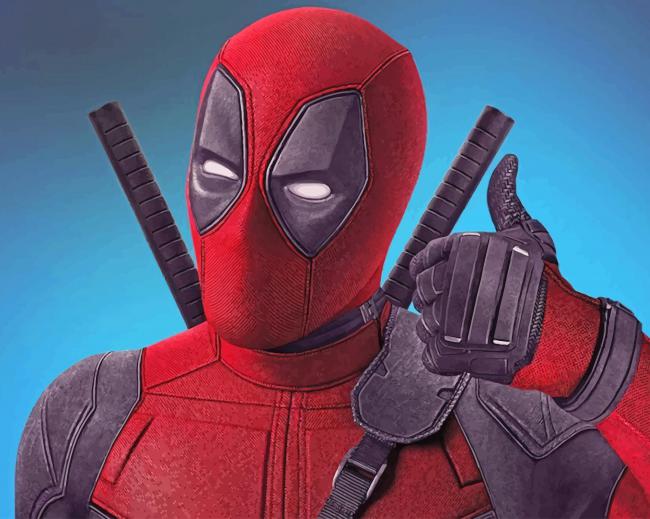 Deadpool Movie Paint By Numbers - Numeral Paint Kit