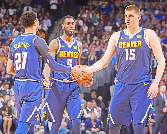 Denver Nuggets Team NEW Paint By Numbers - Numeral Paint Kit