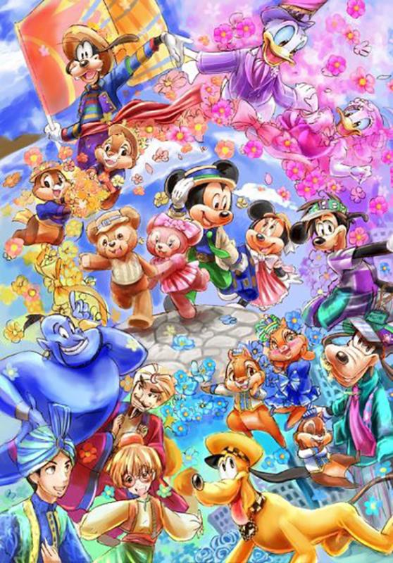 Disney Cartoon And Animation Paint By Numbers - Numeral Paint Kit