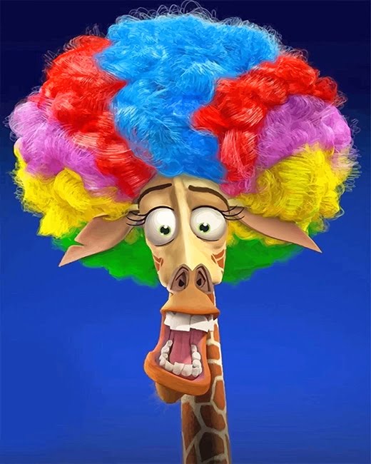 Melman Madagascar Paint By Numbers - Numeral Paint Kit