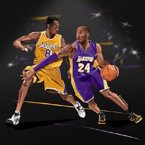 Kobe Bryant Paint By Numbers - Numeral Paint Kit