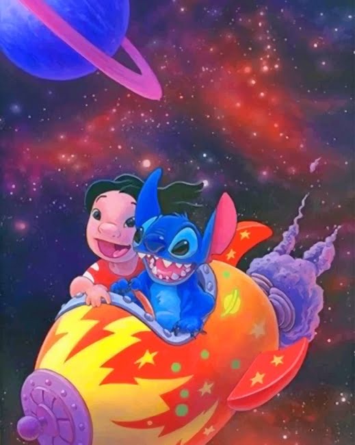 Lilo And Stitch Paint By Numbers - Numeral Paint Kit