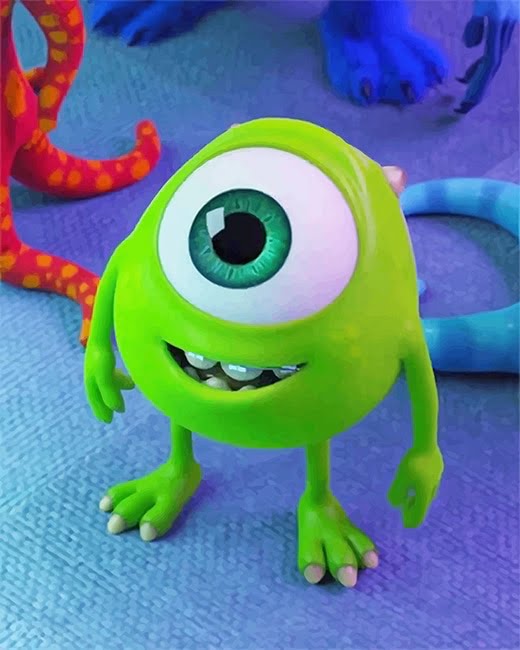 Mike Wazowski NEW Paint By Numbers - Numeral Paint Kit