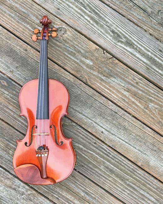 Music Violin NEW Paint By Numbers - Numeral Paint Kit