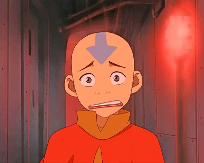 Sad Aang Avatar The Last Airbender NEW Paint By Numbers - Numeral Paint Kit