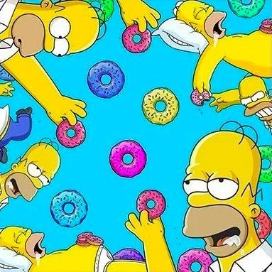 Simpson Cakes - Cartoon And Animation Paint By Numbers - Numeral Paint