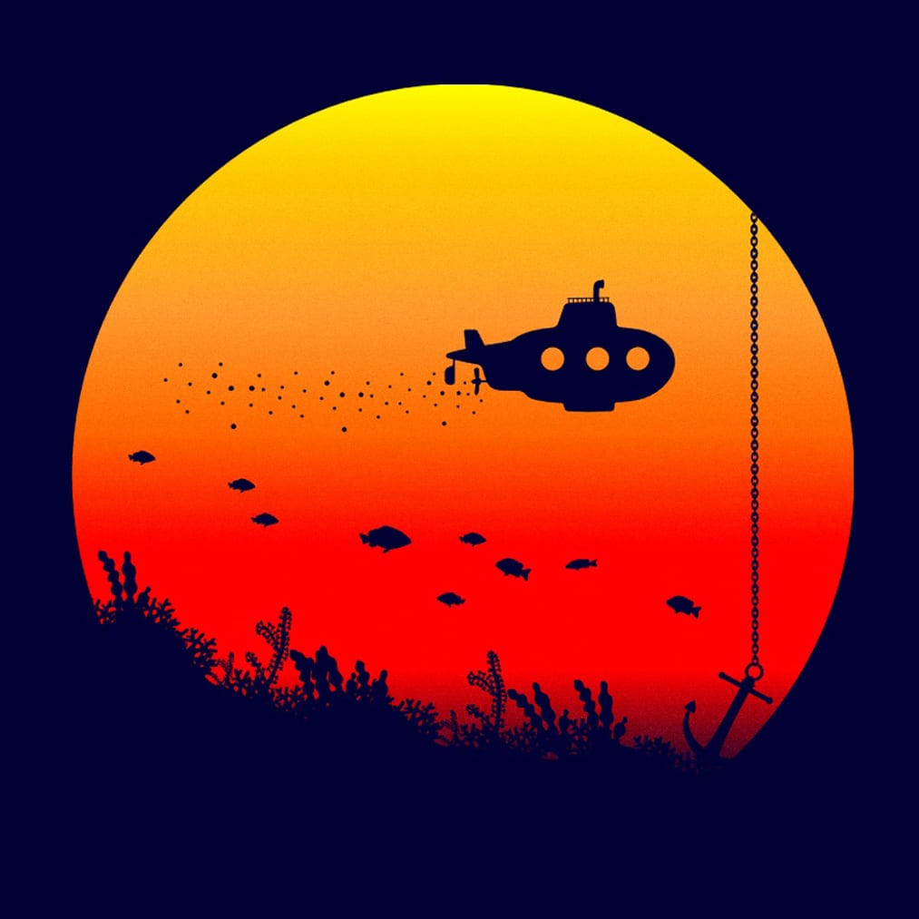 Sun Sink Landscape Paint By Numbers - Numeral Paint Kit