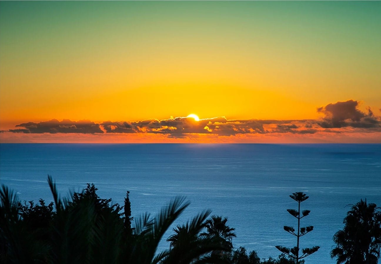 Sunset Original Landscape Paint By Numbers - Numeral Paint Kit