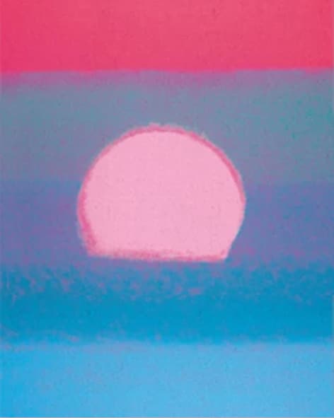 Sunset Red - Landscape Paint By Numbers - Numeral Paint