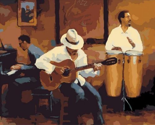 Music Band People Paint By Numbers - Numeral Paint Kit