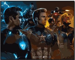 Avengers Endgame Paint By Numbers - Numeral Paint Kit