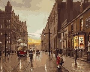 Chicago Streets Paint By Numbers - Numeral Paint Kit