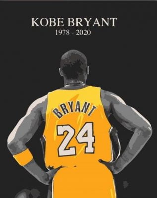 Kobe Bryant Paint By Numbers - Numeral Paint Kit