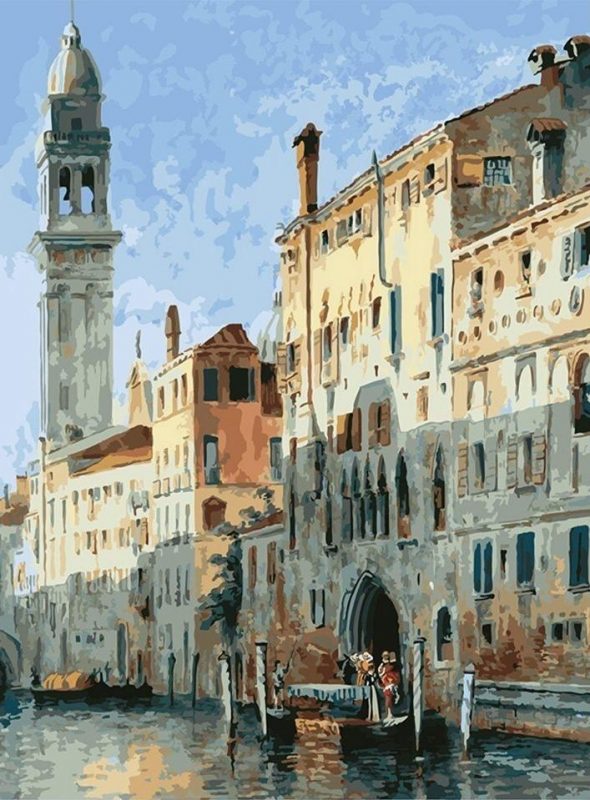 Venice City Paint By Numbers - Numeral Paint Kit