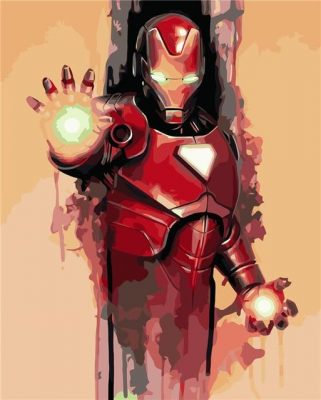 Iron Man The Avengers Paint By Numbers - Numeral Paint Kit