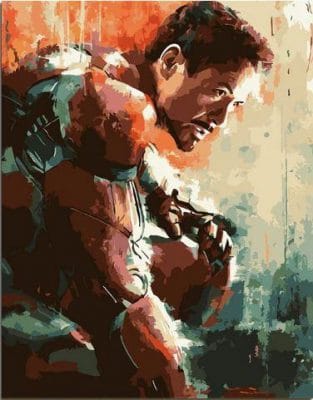 Iron Man Superhero Paint By Numbers - Numeral Paint Kit