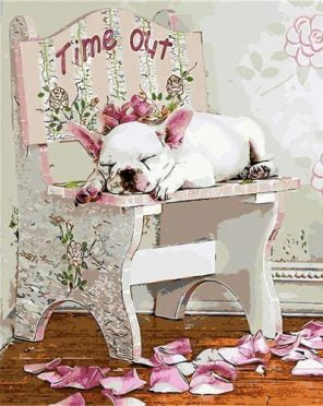 French Bulldog Paint By Numbers - Numeral Paint Kit