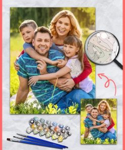 Make Your Own - Paint by numbers - Numeral Paint Kit