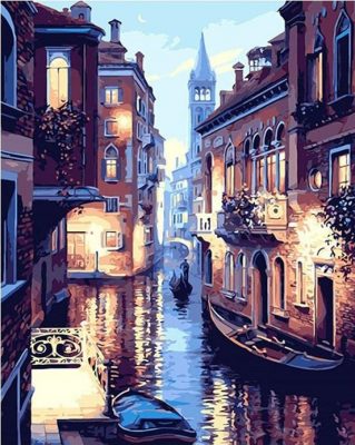 Venice Night Paint By Numbers - Numeral Paint Kit