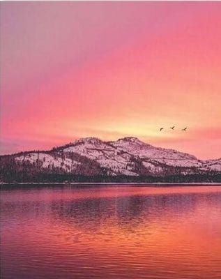 Sunset Sky Landscape Paint By Numbers - Numeral Paint Kit