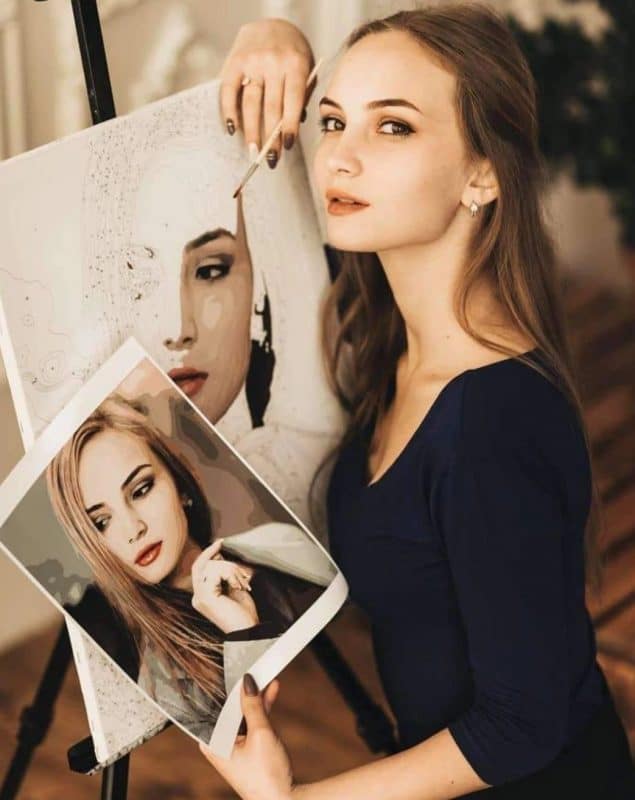 Photo paint by numbers - Numeral Paint Kit