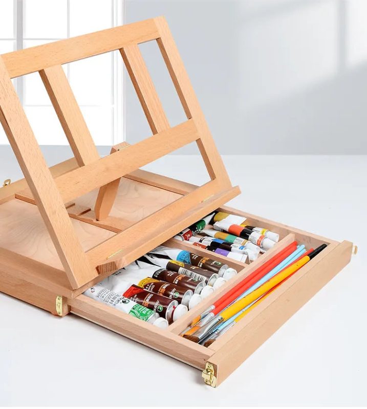 Tabletop Art Easel - Numeral Paint Kit