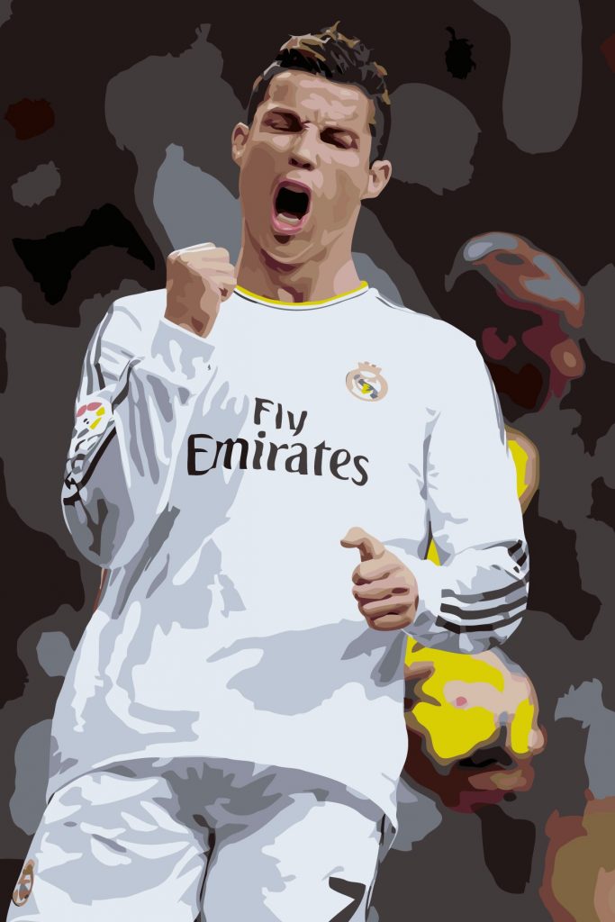 Cristiano Ronaldo Paint By Numbers - Numeral Paint Kit