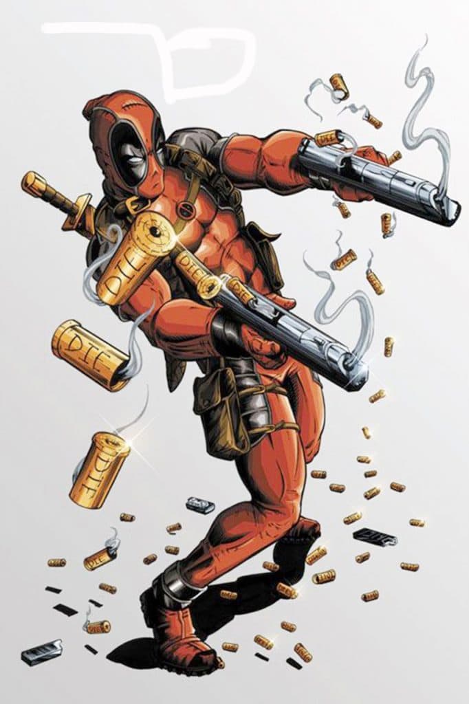 Deadpool Movie Paint By Numbers - Numeral Paint Kit