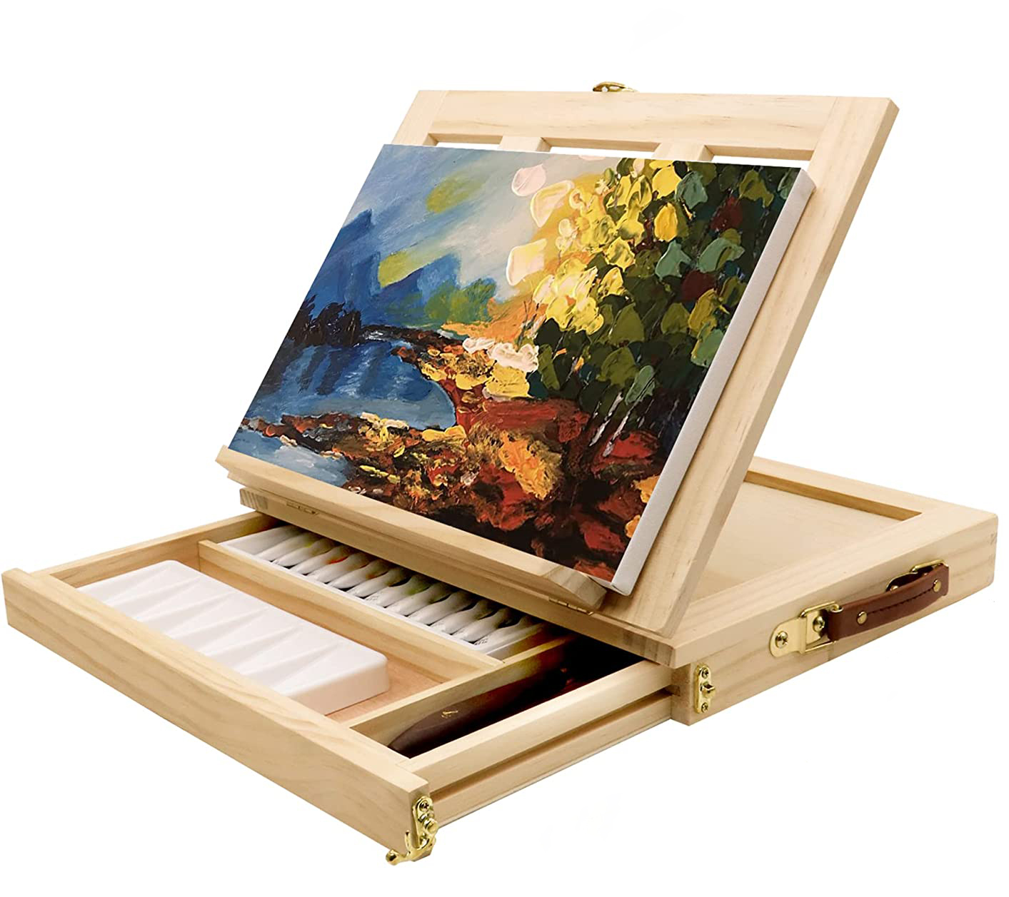 Tabletop Art Easel - Numeral Paint Kit