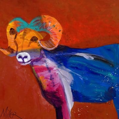 Bighorn Sheep Paint By Numbers - Numeral Paint Kit