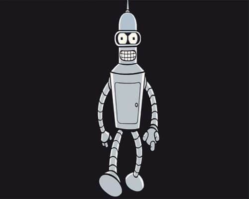 Bender Robot Paint By Numbers - Numeral Paint Kit