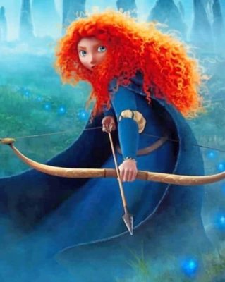 Merida Disney Princess Paint By Numbers - Numeral Paint Kit