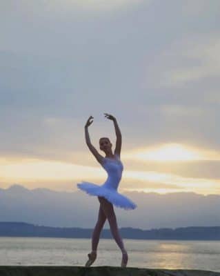 Ballet Dancer Paint By Numbers - Numeral Paint Kit