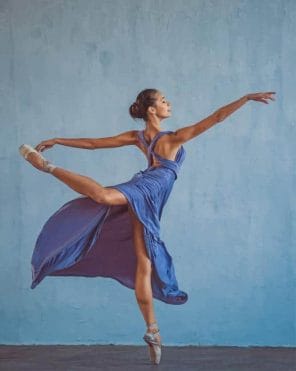 Female Ballet Dancer Paint By Numbers - Numeral Paint Kit