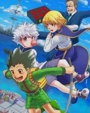 Hunter x Hunter Paint By Numbers - Numeral Paint Kit