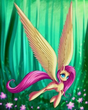 My Little Pony Friendship Fluttershy Paint By Numbers - Numeral Paint Kit