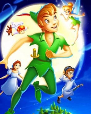 Disney Peter Pan Paint By Numbers - Numeral Paint Kit