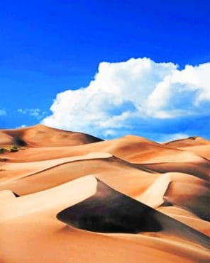 Sand Dunes Desert Paint By Numbers - Numeral Paint Kit
