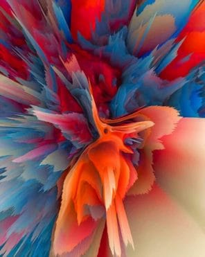 Abstract Colors Paint By Numbers - Numeral Paint Kit