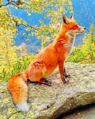 Forest Fox Paint By Numbers - Numeral Paint Kit