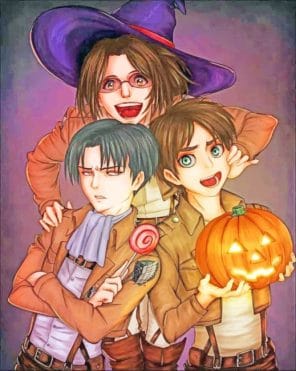 Attack On Titan Paint By Numbers - Numeral Paint Kit