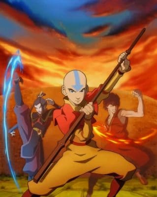Avatar The Last Airbender Paint By Numbers - Numeral Paint Kit