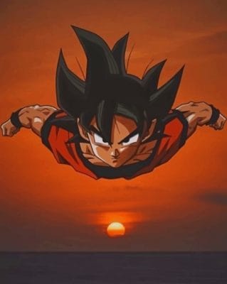 Goku Dragon Ball Paint By Numbers - Numeral Paint Kit