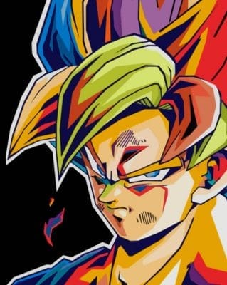 Goku Dragon Ball Paint By Numbers - Numeral Paint Kit