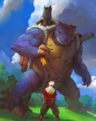 Pokemon NEW Paint By Numbers - Numeral Paint Kit