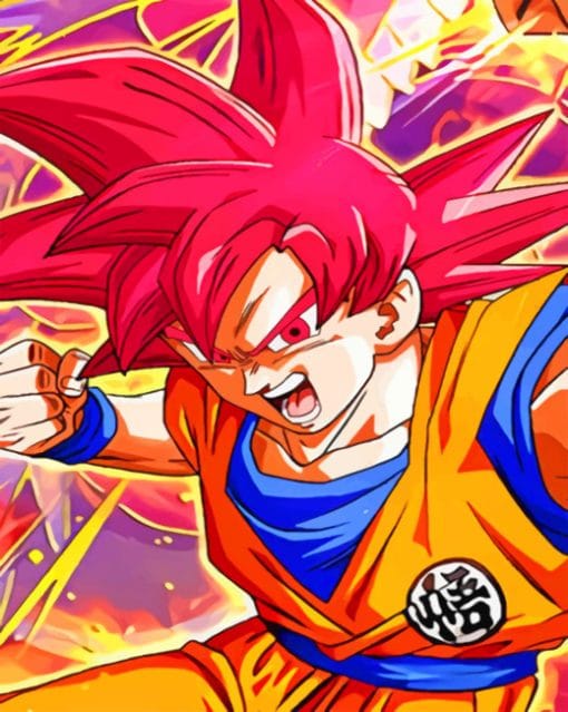 Goku Animes Paint By Numbers - Numeral Paint Kit