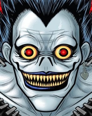 Ryuk Death Note Anime Paint By Numbers - Numeral Paint Kit